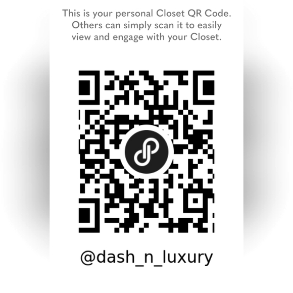 Other | Dashnluxury Qr Code | Poshmark